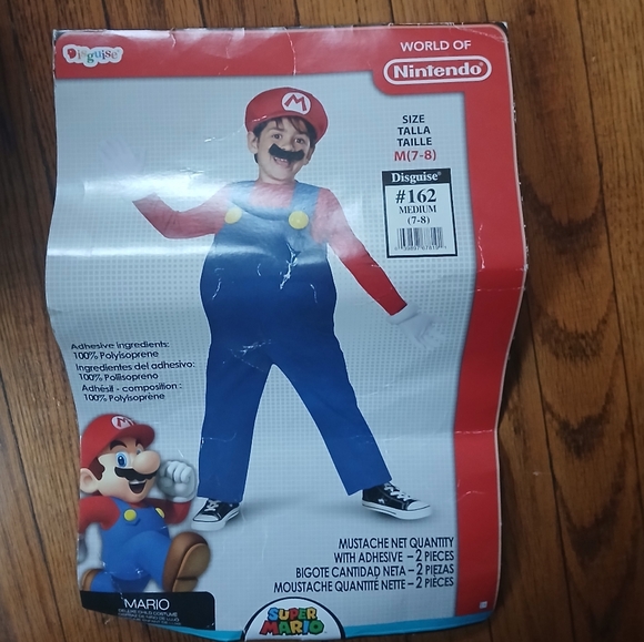 Franklin | Costumes | Disguise Super Mario Youth Boys Size Medium 78 ...